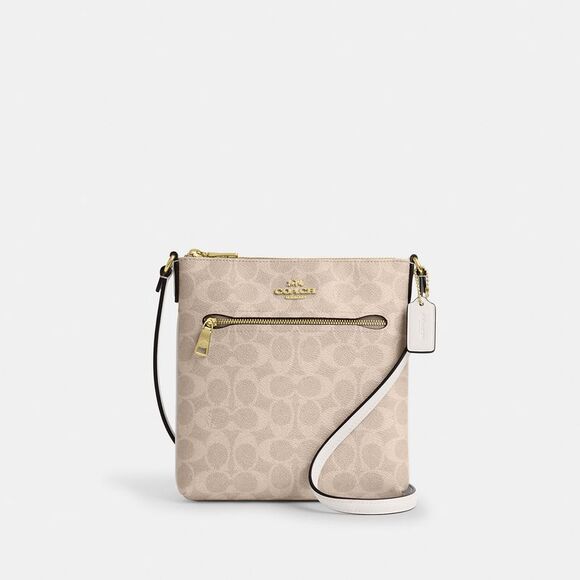 Coach | Bags | Nwt Coach Outlet Mini Rowan File Bag In Signature Canvas ...